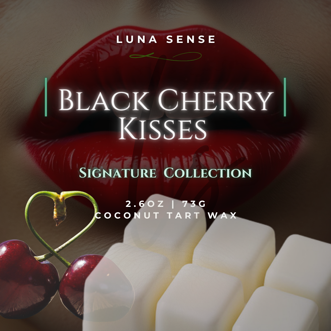 Black Cherry Kisses Wax Melt – LUNA SENSE