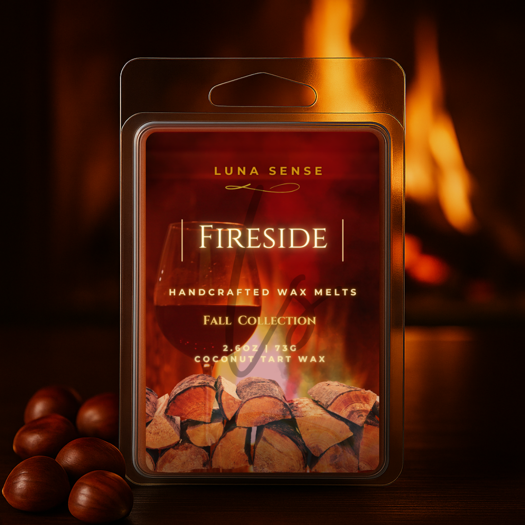 Fireside Wax Melt | Luxury Home Fragrance | Luna Sense – LUNA SENSE