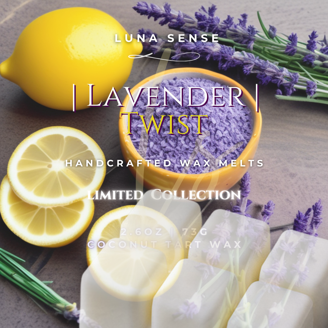 Lavender Twist Wax Melt | Luxury Home Fragrance | Luna Sense – LUNA SENSE